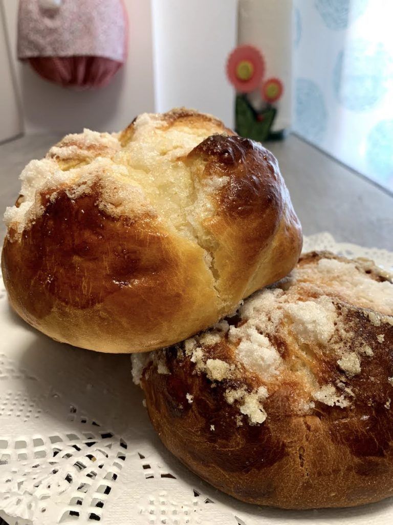 Bollos dulces rellenos de crema de queso - Mis Recetas preferidas